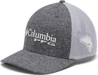 Columbia PFG Logo Mesh Snap Back Casquette, Grill Heather/Cool Grey, Taille Unique Mixte