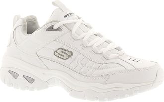 Skechers Herren Energy Afterburn Schnür-Sneaker, Weiss/opulenter Garten, 41 EU