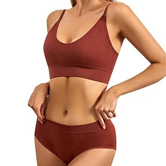 Generic Ski Hommes Et Pantalon Anneau Acier Dans Le Dos Gilet &Agrave; Bretelles R&eacute;glables, Poitrine Fine, Soutien-gorge Bonnet Triangle Sous-v&ecirc;tements Rouge Sexy, m