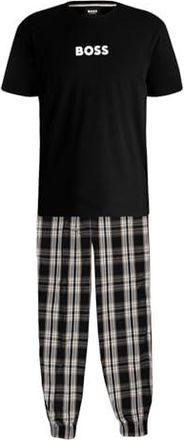 BOSS Boss Easy Long Set Tshirt 10269540 Ensemble Pyjama, Noir, XXL Hommes