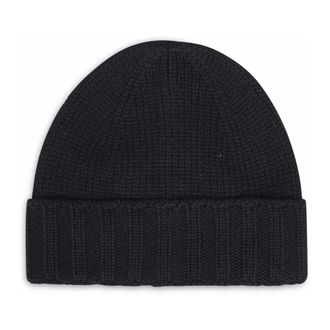 D4.0 Rippstrick-Wendebeanie - - Accessories - unisex - Schwarzk - ONE SIZE