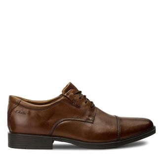 Clarks Halbschuhe Clarks Tilden Cap 261300967 Braun