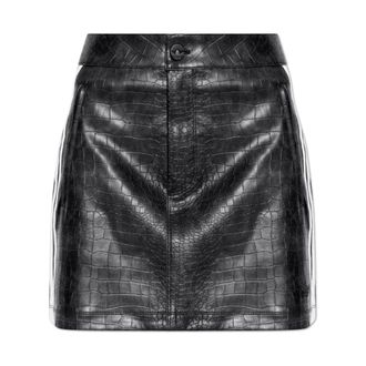 adidas Femme, Jupes, Noir, Taille: 46 FR Mini-jupe en similicuir