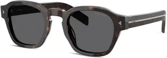 Prada PRA16S17N731 Tortoiseshell Acetate Sunglasses - Brown