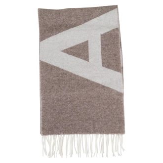 A.P.C. Kaffee Fransen Schal Malo - - Accessories - Damen - Braun - ONE SIZE