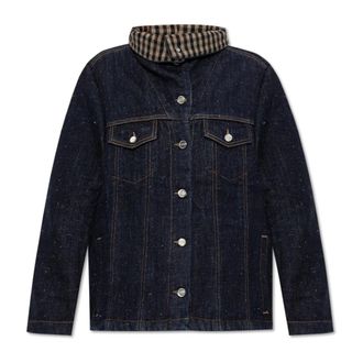 Ganni Femme, Vestes, Bleu, Taille: 40 FR Neppy Denim Jacket