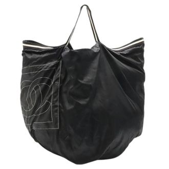 Chanel Pre-owned Vintage Nylon Tote Bag - - Pre-owned - Damen - Schwarzk - ONE SIZE
