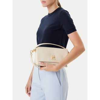 Tommy Hilfiger Handtasche Tommy Hilfiger Th Modern Conv Crossover AW0AW17465 Beige