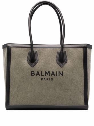 Balmain sac cabas B-Army 42 - Vert