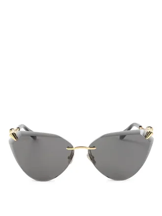 Bulgari Lunettes De Soleil - Jaune