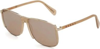 Marni Femme, Accessoires, Brun, Taille: 58 MM VCR Vorluna Kobicha Lunettes de soleil