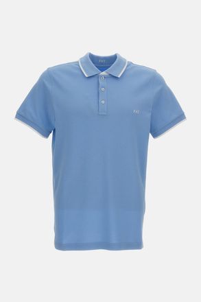 Fay Piqu&eacute;-poloshirt Mit Streifen
