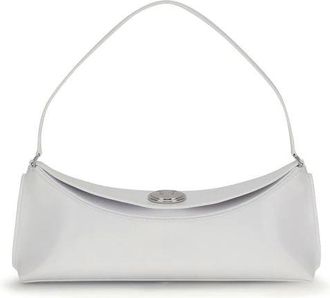 Jacquemus Minimalistische Lederschultertasche - - Bags - Damen - Wei&szlig; - ONE SIZE