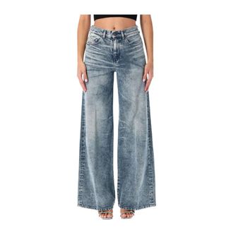 Diesel Relaxed Fit Cargo Utility Hose - - Jeans - Damen - Blau - W27