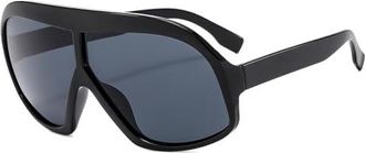 Generic Lunettes De Soleil &Agrave; Monture Large For Hommes, For La Conduite, Les Vacances, Le Plein Air, Sport, For Femmes(Black)