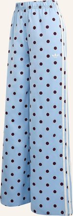 adidas Originals Adidas Originals Hose Satin Polka Dots Wide Leg Pant blau