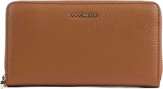 Coccinelle Portemonnaie mit Reißverschluss - Braun