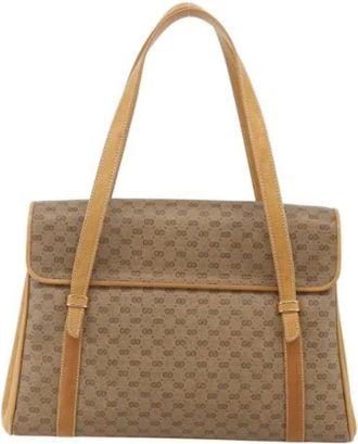 Gucci Sac bandouli&egrave;re vintage Pre-owned - Femme - Pre-owned - Beige - Taille: ONE Size