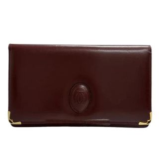 Cartier Pre-owned Must Line Pochette en Cuir - Femme - Pre-owned - Rouge - Taille: ONE Size