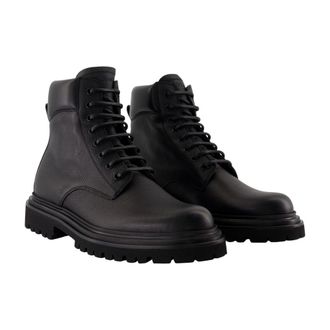 Dolce & Gabbana Mens Ankle Boot Black Calfskin