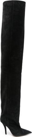 PARIS TEXAS Stiefeletten aus Wildleder 110mm - Schwarz