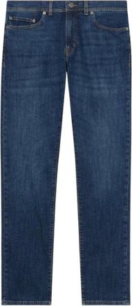 Brooks Brothers Homme, Jeans, Bleu, Taille: W44 Pantalon 5 Poches en Denim Stretch
