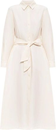 Woolrich Femme, Robes, Beige, Taille: 40 FR Shirt Robes