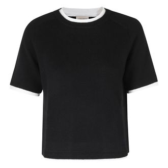 Semicouture Femme, Pulls, Noir, Taille: 42 FR Maglia Aida