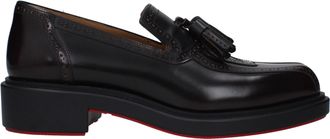 Christian Louboutin Derby Daniloumoc Urbain Hommes Cuir Noir