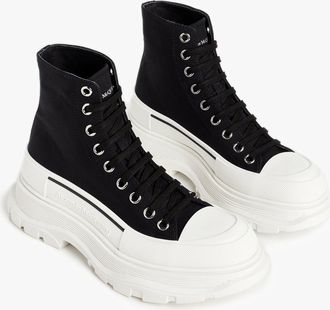 Alexander McQueen Baskets Tread en toile de coton