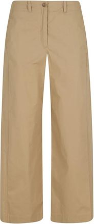 Seventy Femme, Pantalons, Beige, Taille: 38 FR Wide Pantalons