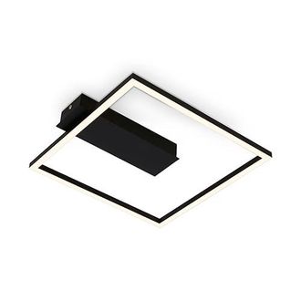 Briloner Plafonnier LED Frame, plafonnier LED blanc chaud, lampe 12W, lampe de salon, lampe de chambre, 320x300x50 mm (LxlxH)
