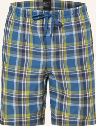 Schiesser Schlafshorts Mix+Relax gruen