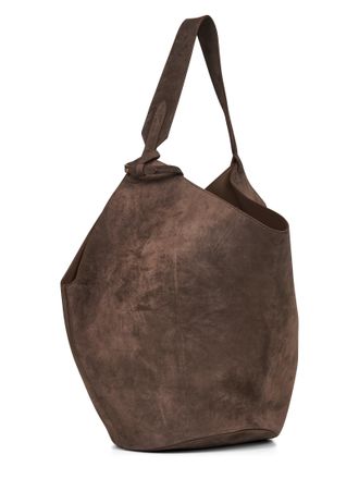 Khaite Womens Tote Bag Lotus Mud Calfskin Shoulder