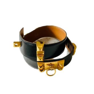 Herm&egrave;s Pre-owned Leder grtel - - Pre-owned - Damen - Schwarzk - ONE SIZE