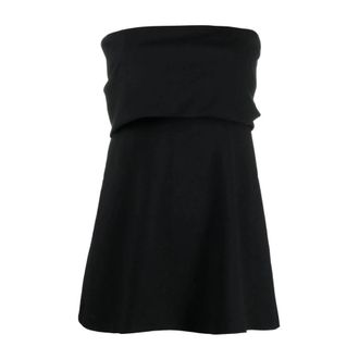 Toteme Crepe Band Tube - - Tops - Damen - Schwarzk - 2XS