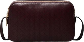 Calvin Klein Femme, Sacs, Rouge, Taille: ONE Size Allover Monogram Logo Camera Bag