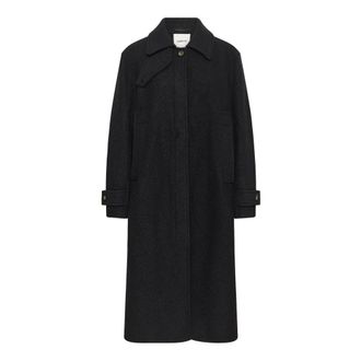 Soaked In Luxury Manteau droit - Femme - Manteaux - Noir - Taille: 42 FR