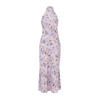 Balmain Femme, Robes, Multicolore, Taille: 38 FR Robe Imprim&eacute;e Fleur de Coquelicot