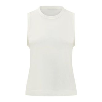 Ami Classic Fit Tank Top - - Tops - Damen - Wei&szlig; - M
