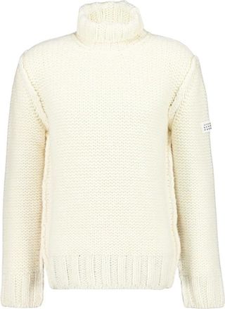 Maison Margiela Homme, Pulls, Blanc, Taille: M Col roulés