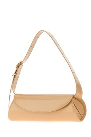 Jil Sander Womens Skin Pink Leather Small Cannolo Shoulder Bag Hazel Borse A Mano