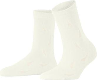 Falke Distressed W So laine alpaga fantaisie 1 paire, Chaussettes Femme, Blanc Off-White 2040, 39-42