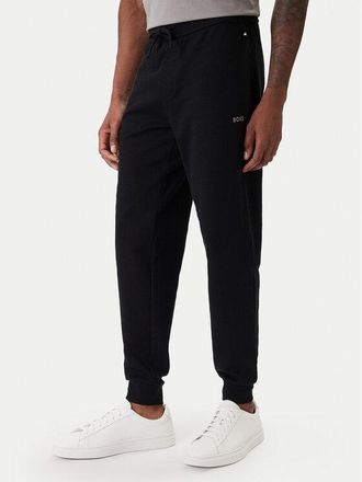HUGO BOSS Jogginghose Waffle 50535878 Schwarz Regular Fit