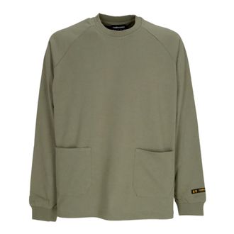 The Hundreds Lang&auml;rmeliges T-Shirt mit Rundhalsausschnitt - - Sweatshirts & Hoodies - Herren - Gr&uuml;n - S