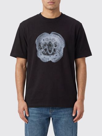 Daily Paper Clothing Baumwoll-T-Shirt mit Rundhalsausschnitt und Grafikdruck auf der R&uuml;ckseite