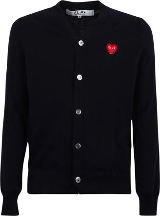 Comme Des Gar&ccedil;ons Homme, Pulls, Bleu, Taille: S Gilet &agrave; col en V avec strass