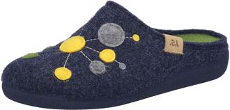 Josef Seibel Damen Pantoffeln Cara.02,Weite G (Normal),Wechselfu&szlig;bett,Latschen,Schlappen,gaeste-Hausschuhe,hofschuh,Ocean-Multi,39 EU