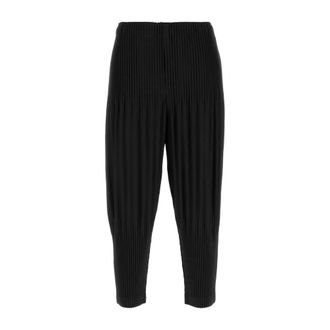 Issey Miyake Homme, Pantalons, Noir, Taille: L Basics Pants
