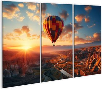 Islandburner Prime Bild auf Leinwand Heißluftballons Kappadokien Bilder Wandbilder Poster